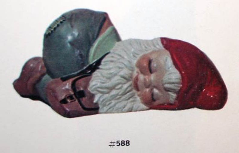 Sleeping Gnome 6" X 9" Ceramic Bisque, Ready to Paint - Etsy