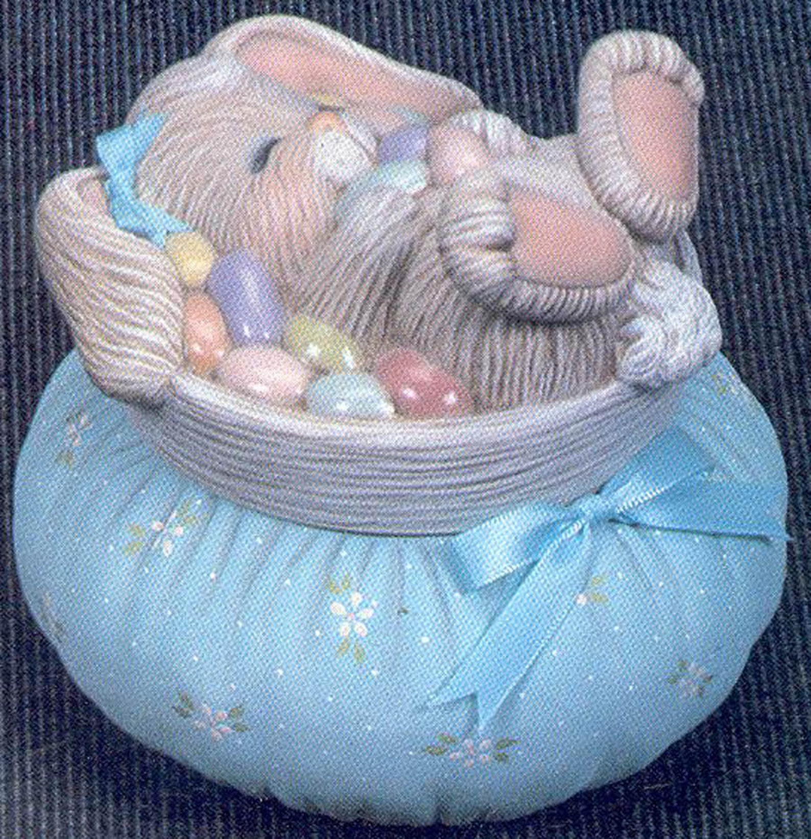 Easter Bunny With Jelly Beans Candy Dish Box 4 X 5 - Etsy