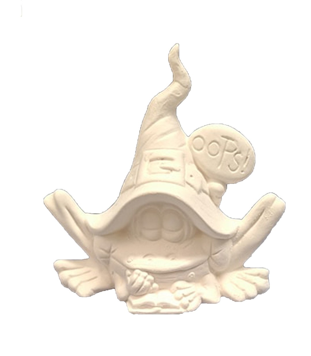 Witch Frog OOPS 6" Ceramic Bisque, Ready to Paint - Etsy