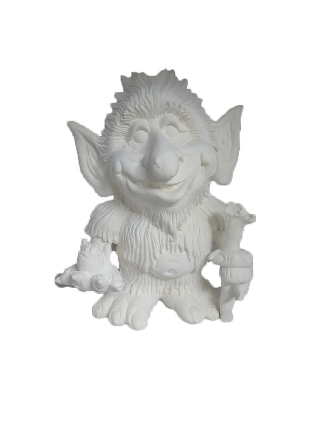 Twilly Troll With Staff and Frog in Hand - Etsy