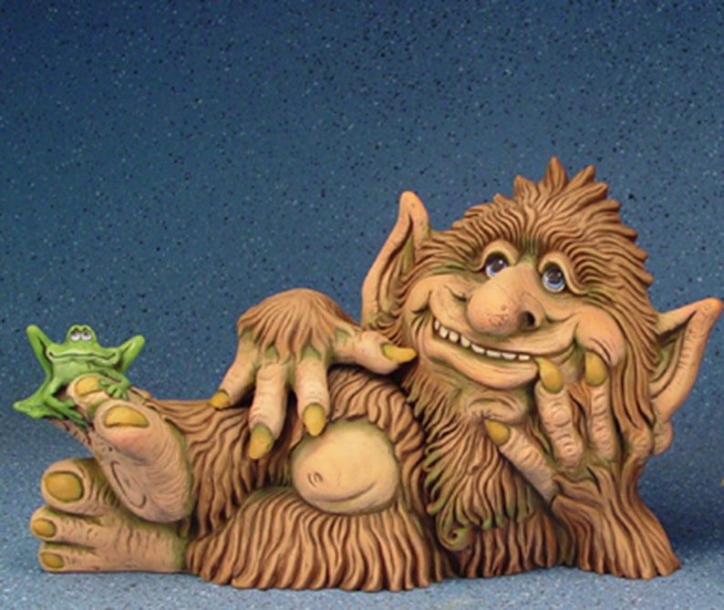Sassy Troll 12" X 9" Ceramic Bisque, Ready to Paint - Etsy