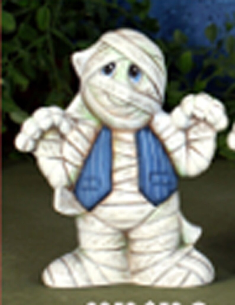 Mummy 5" Ceramic Bisque, Ready to Paint FREE SHIPPING - Etsy