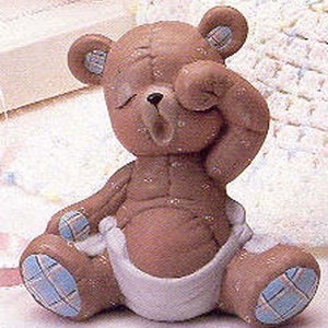 Kimple Softy Yawning Bear 9" Ready to Paint Ceramic Bisque - Etsy
