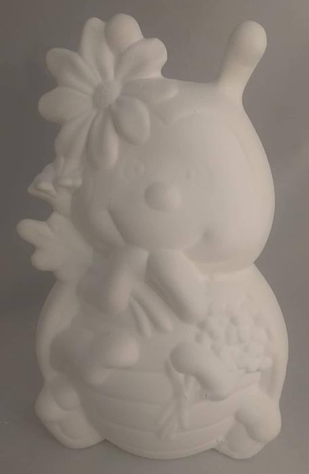 Lady Bug 8" Ceramic Bisque, Ready to Paint - Etsy