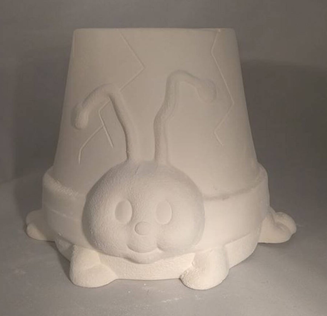 Ladybug Planter or Pot 6" X 4" Ceramic Bisque, Ready to Paint - Etsy