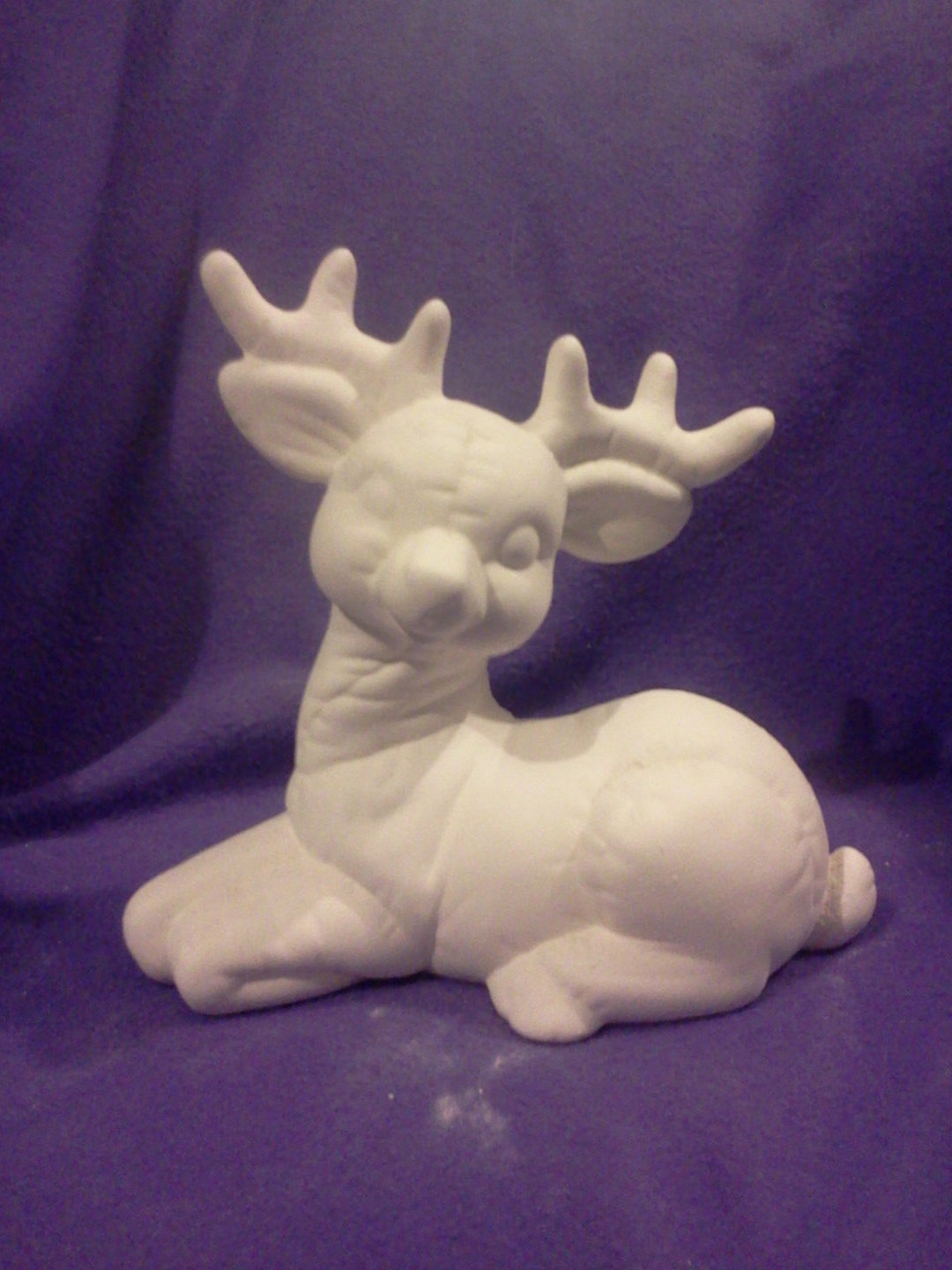 Kimple 943 Softy Reindeer Ready to Paint 7" X 8" Ceramic Bisque - Etsy