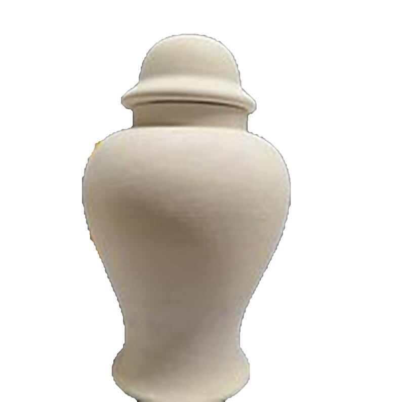 Extra Large Ginger Jar / Urn Vase 15 Ready to Paint Ceramic Bisque - Etsy