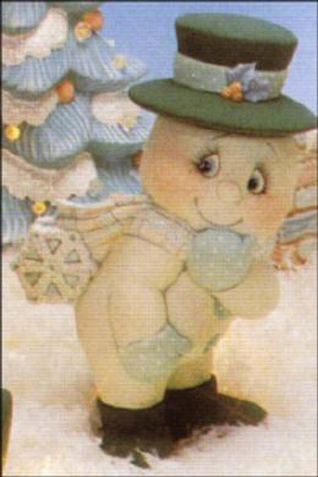 Snowman With Snowflake on Bottom 7" Ready to Paint Ceramic Bisque - Etsy