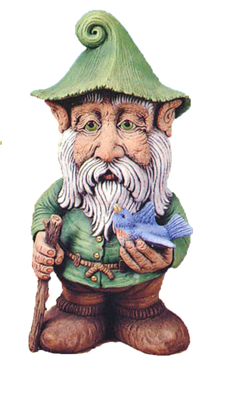 Ingor Gnome With Bird and Staff 14 Ceramic Bisque Ready - Etsy
