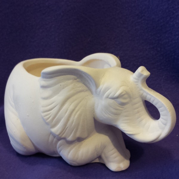 Ceramic Elephant Planter - Etsy