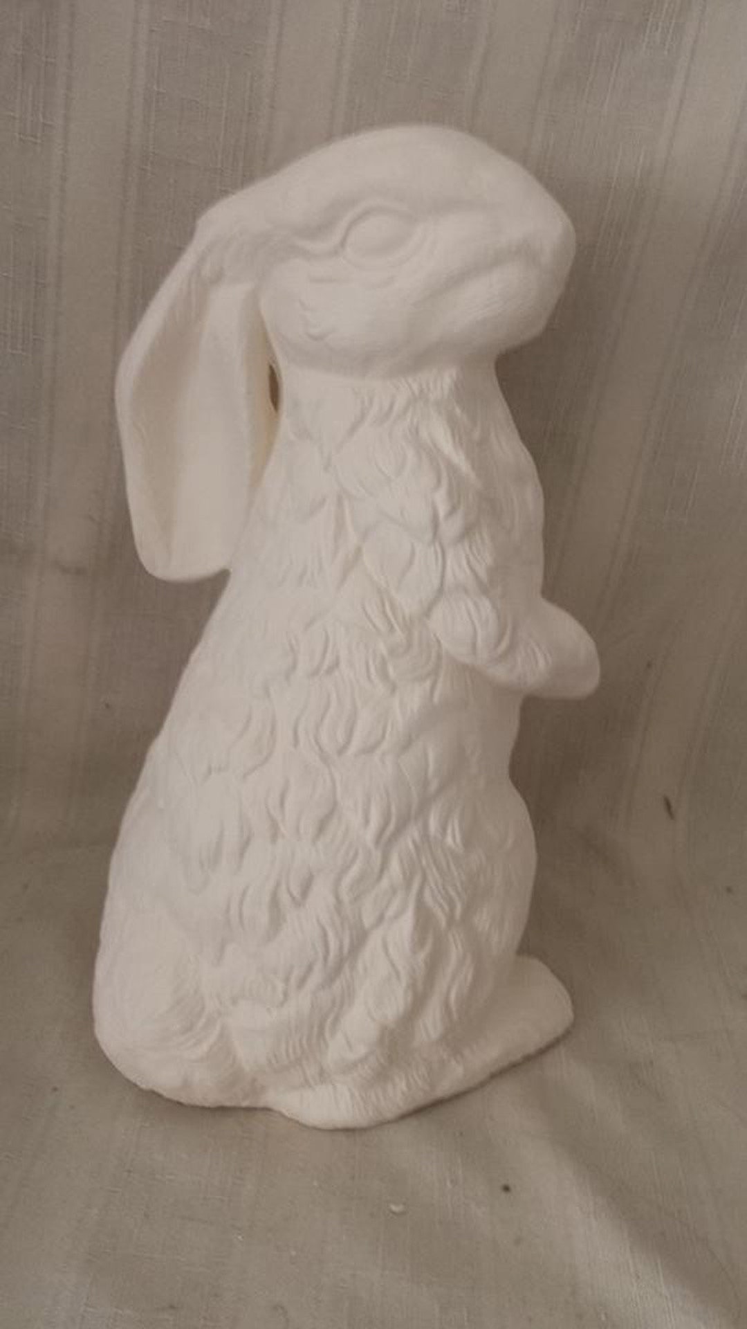 Lg Standing Rabbit 11" Ceramic Bisque, Ready to Paint - Etsy