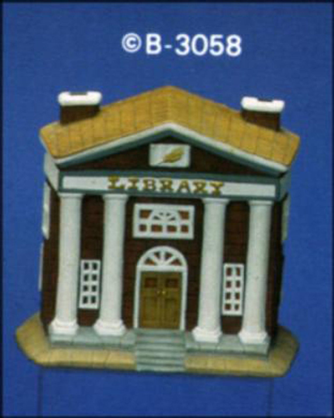 Library Village House 5 Ceramic Bisque Ready to Paint - Etsy