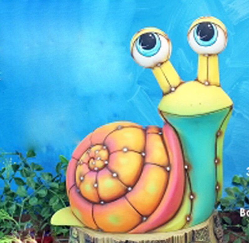 Pookey Snail 11 X 10 Ceramic Bisque Ready to - Etsy