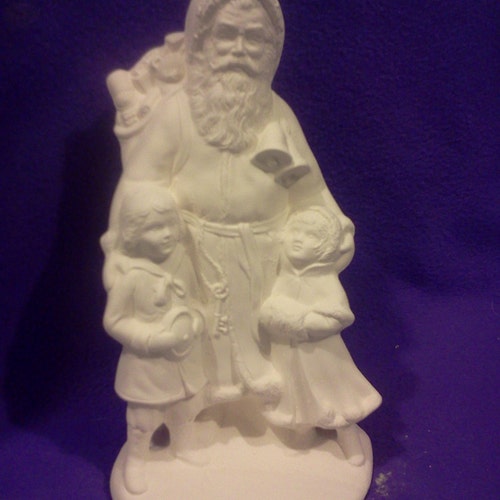 Father Time Santa 10 Ceramic Bisque Ready to Paint - Etsy