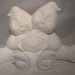 Halloween Cuddle Ghosts 7" X 12" Ceramic Bisque, Ready to Paint - Etsy