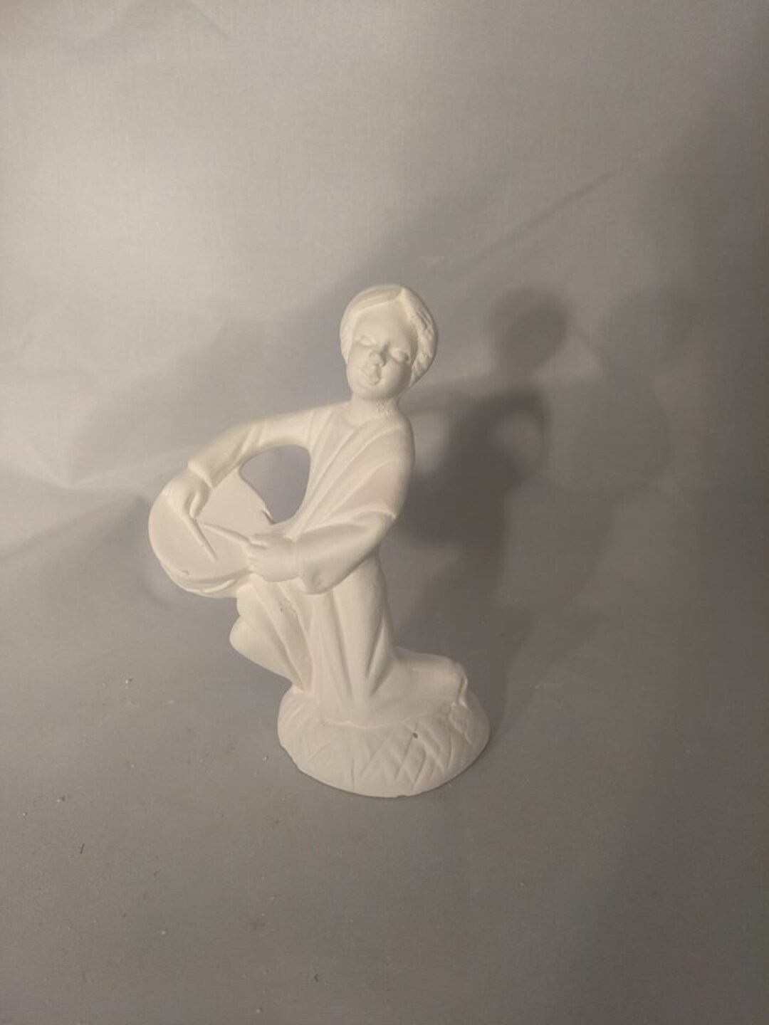 Atlantic Nativity Drummer Boy 4 1/2" Ready to Paint Ceramic Bisque - Etsy