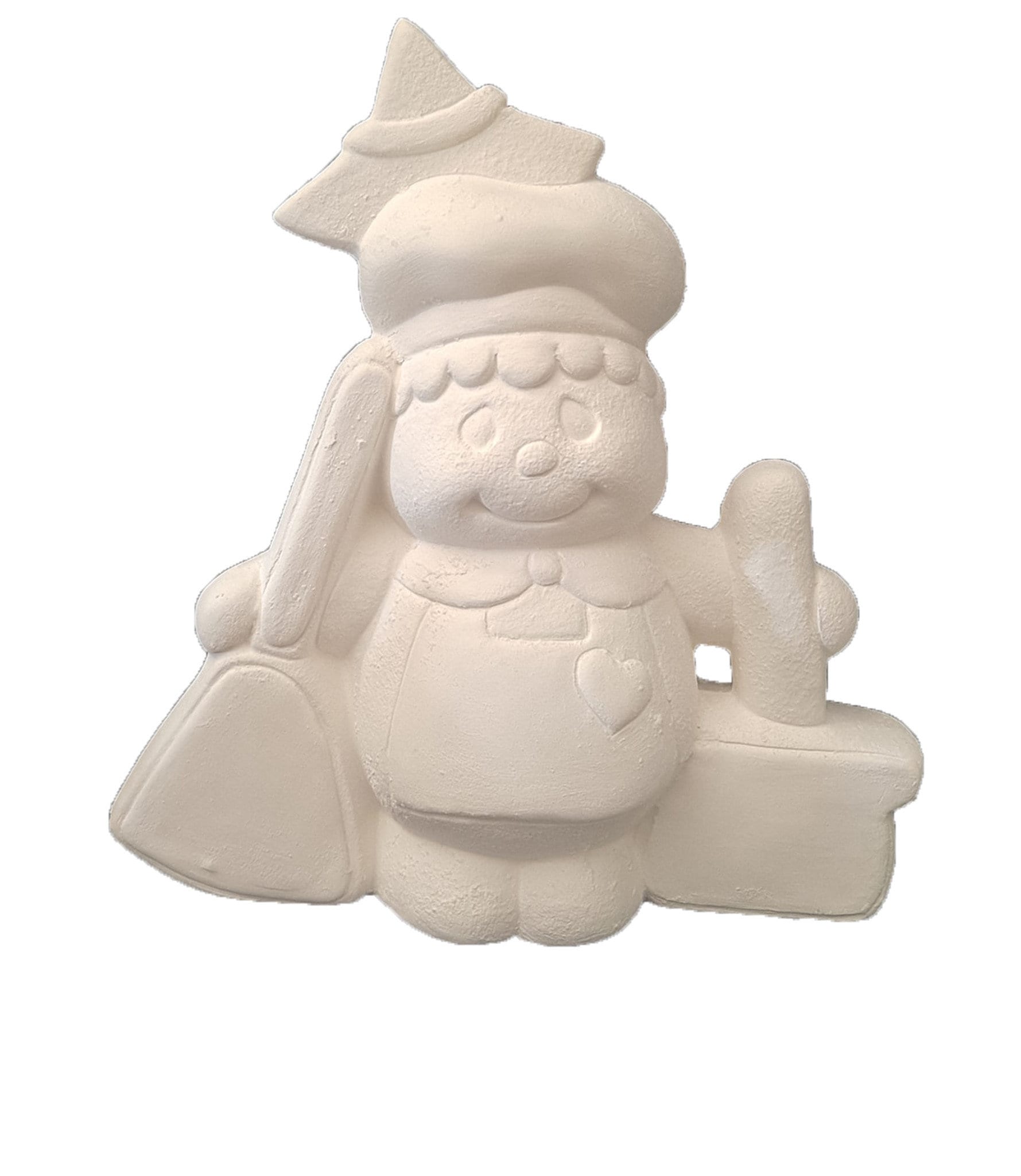 Gingerbread Wendy Witch 7" Ceramic Bisque, Ready to Paint - Etsy