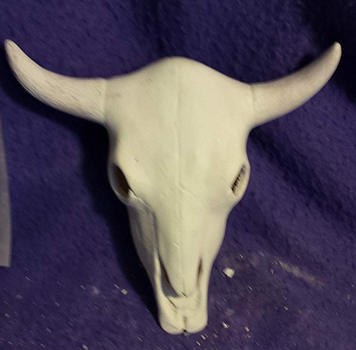 Buffalo Skull 6 Ceramic Bisque Ready to Paint - Etsy