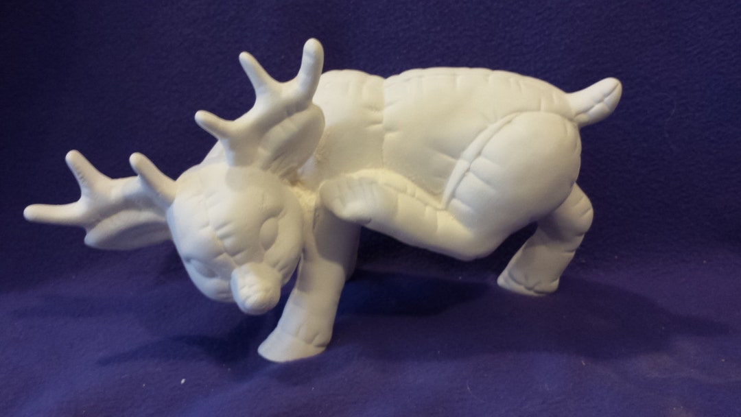 Kimple Softy Reindeer Scratching Ready to Paint 10 1/2 X - Etsy