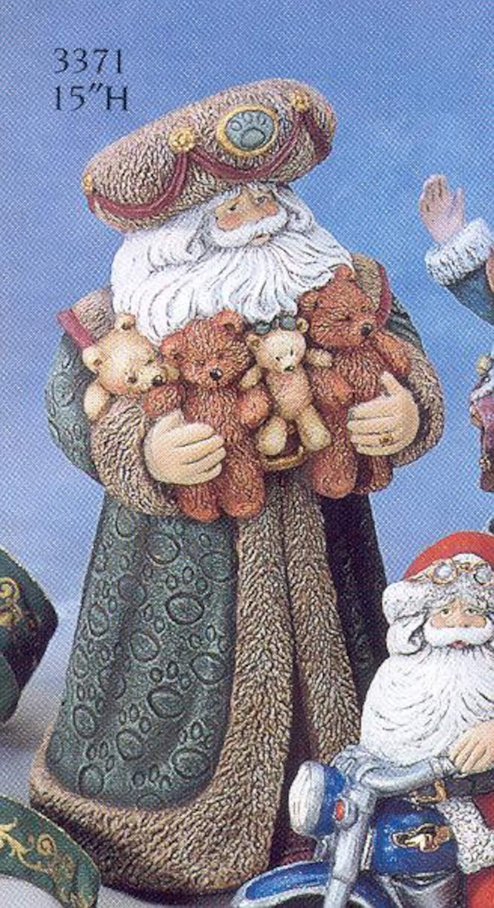 Renaissance Santa With Teddy Bears 15 Ceramic Bisque - Etsy