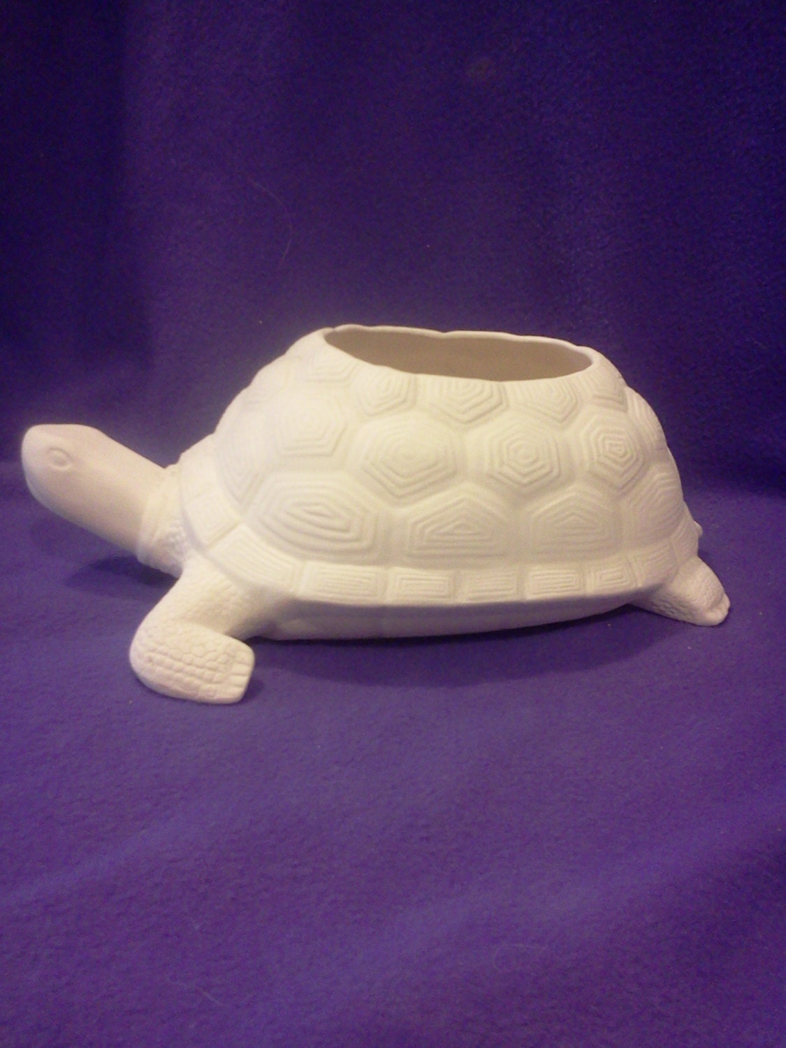 Turtle Planter Ready to Paint 12" Long X 5" Deep Ceramic Bisque, Ready ...