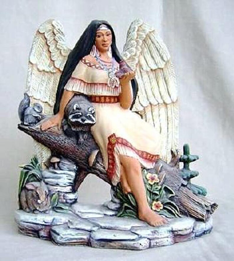 Doc Holiday Native Forest Angel Ready to Paint 10 X 9 Ceramic Bisque - Etsy