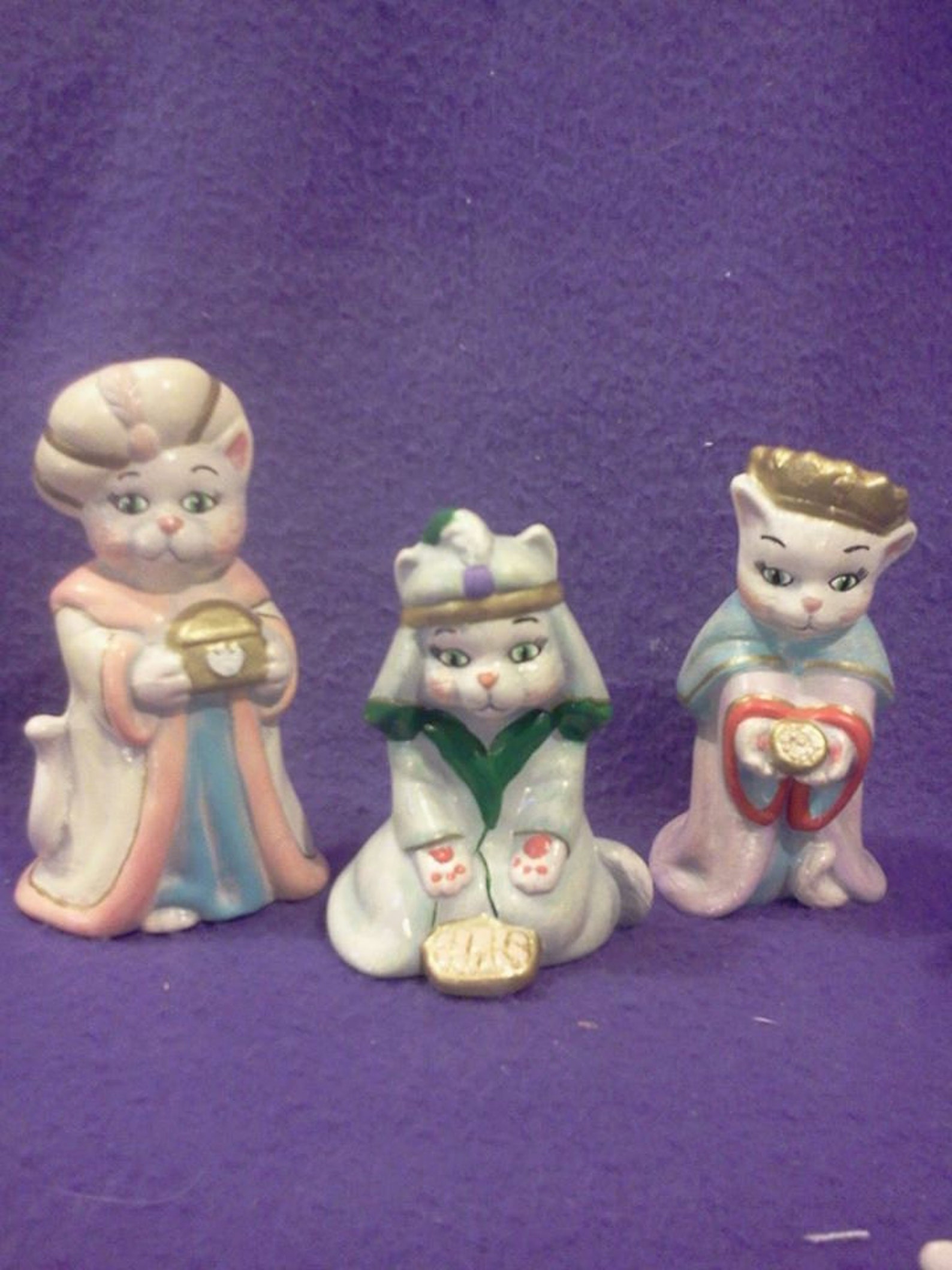 Ceramic Cat Nativity 12 Piece 3" - 5" Ready to Paint Set - Etsy