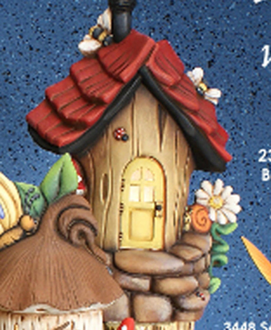 Bumble Bee Abode Fairy House 9 X 6 Ceramic Bisque - Etsy