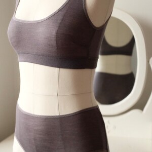 Merino Wool Bra and Classic Brief. Natural Wool. Thermo Layer. Warm ...