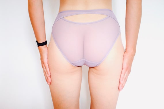 High cut Panties in a Sheer Soft Mesh. Lavender Color. Women s Lingerie. Romantic Lilac Panties. Handmade Custom Etsy UK