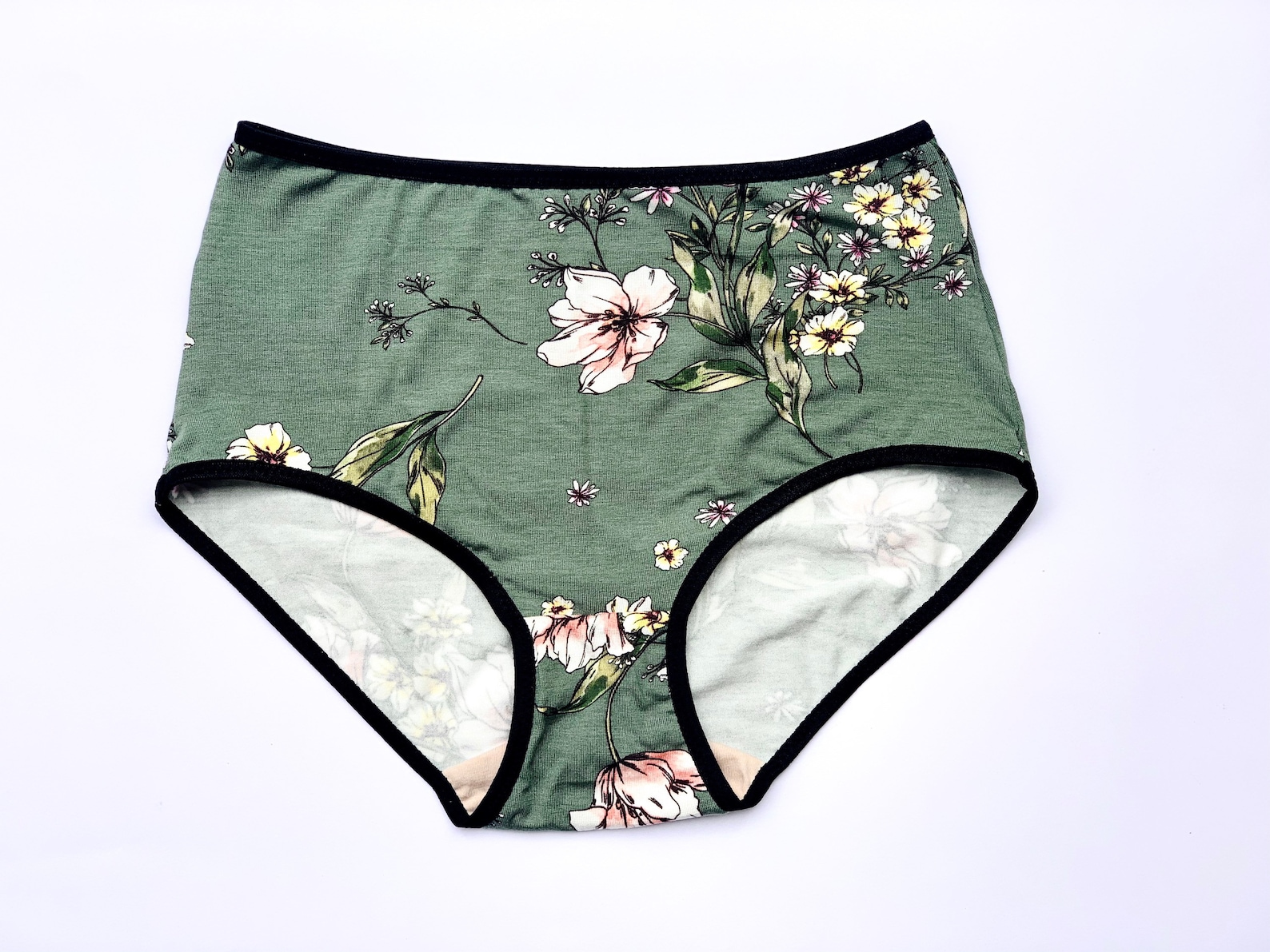 Floral High Style Panties. Gentle Material. Knickers in All | Etsy