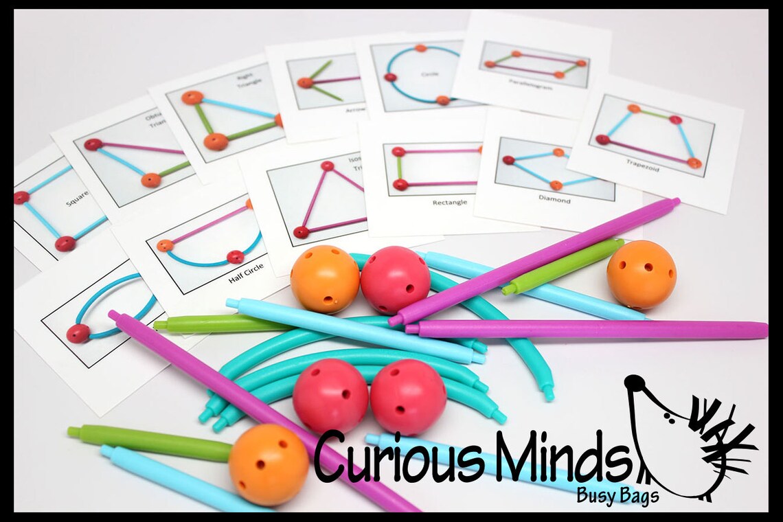 Building Geometric Shapes Construction Set - Etsy