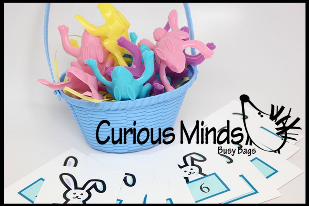 EASTER Busy Bag - Counting Eggs or Bunnies - Math Busy Bags Activity - Etsy