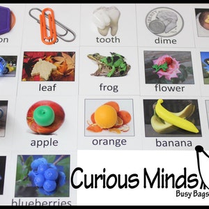 Montessori Object Match - Miniature Objects With Matching Cards - 2 ...