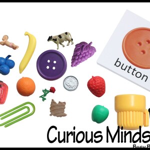 Montessori Object Match - Miniature Objects With Matching Cards - 2 ...