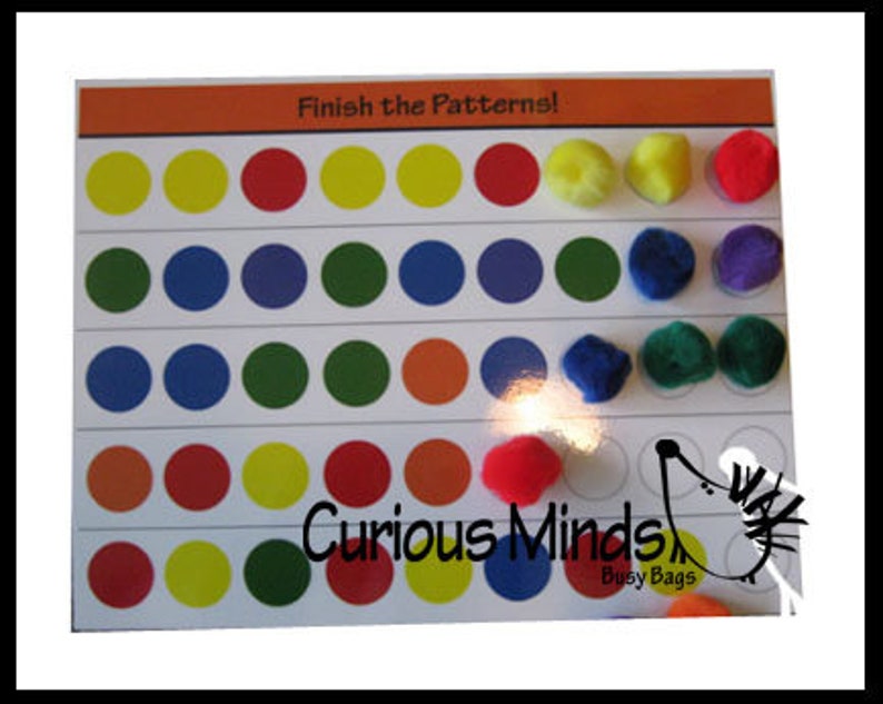 PDF FILE - Busy Bag Gumball Patterns - Problem Solving Busy Bags for ...