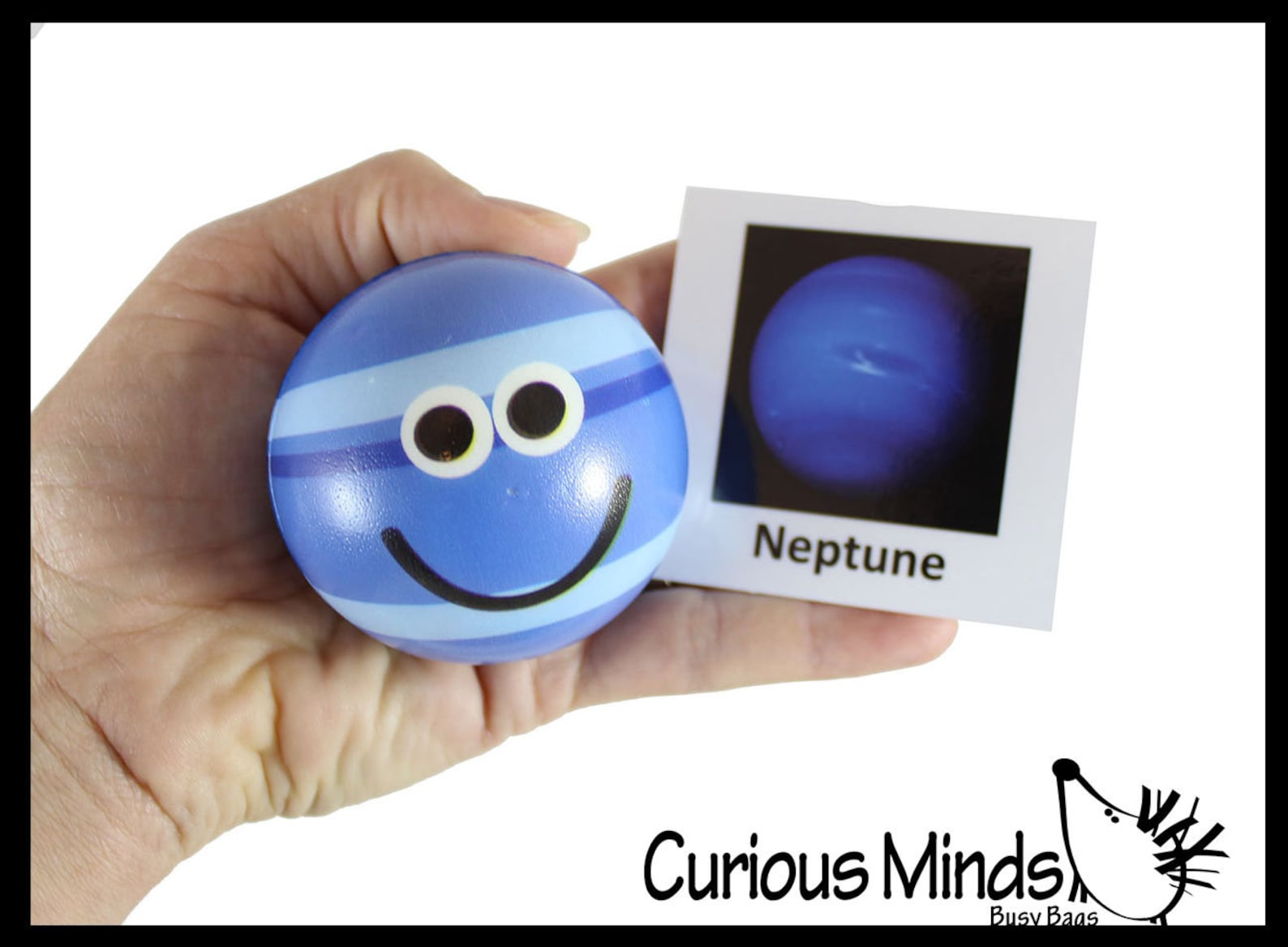 Cute Solar System Match With Cards Stress Ball Toy Set Educational ...