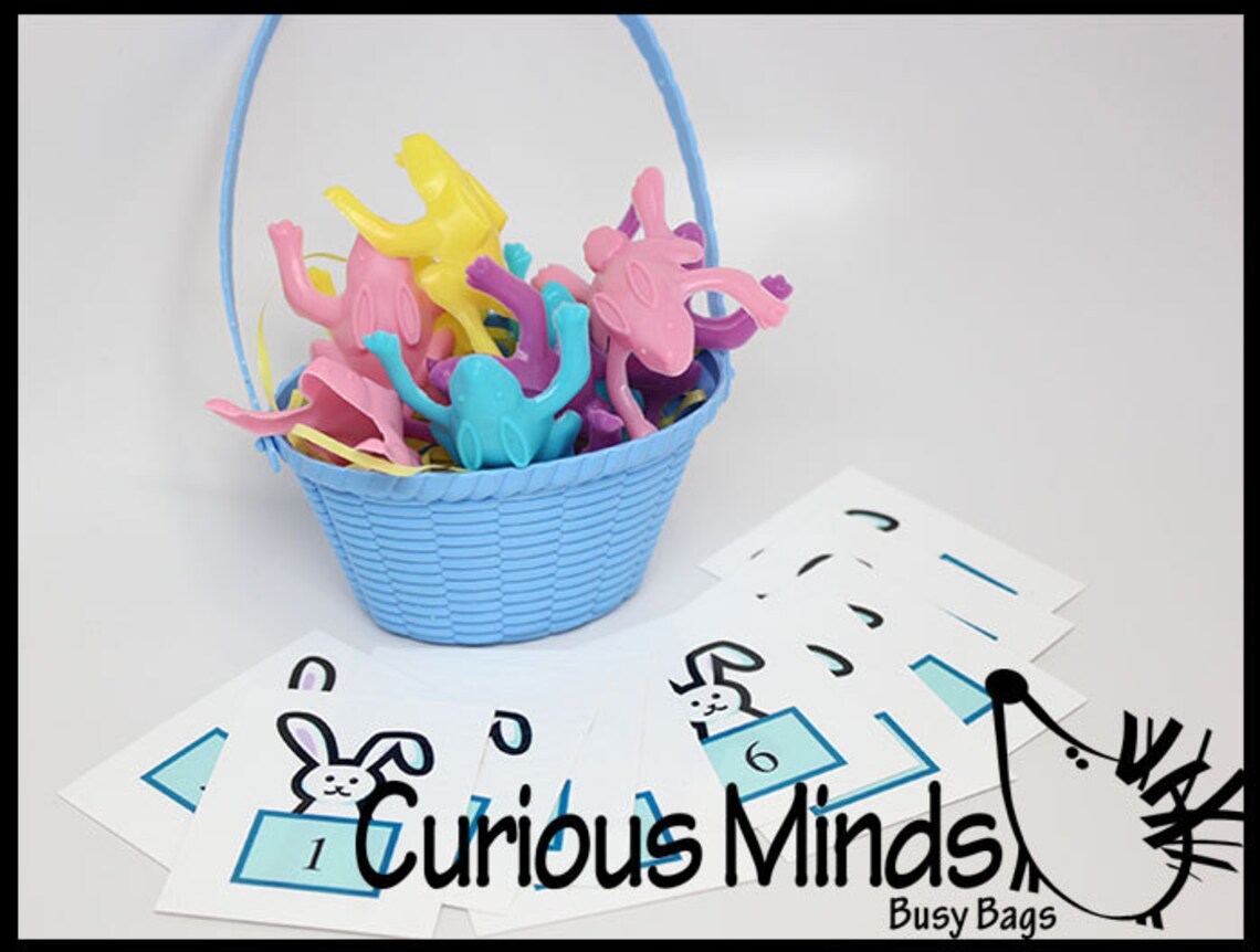 EASTER Busy Bag Counting Eggs or Bunnies Math Busy Bags - Etsy