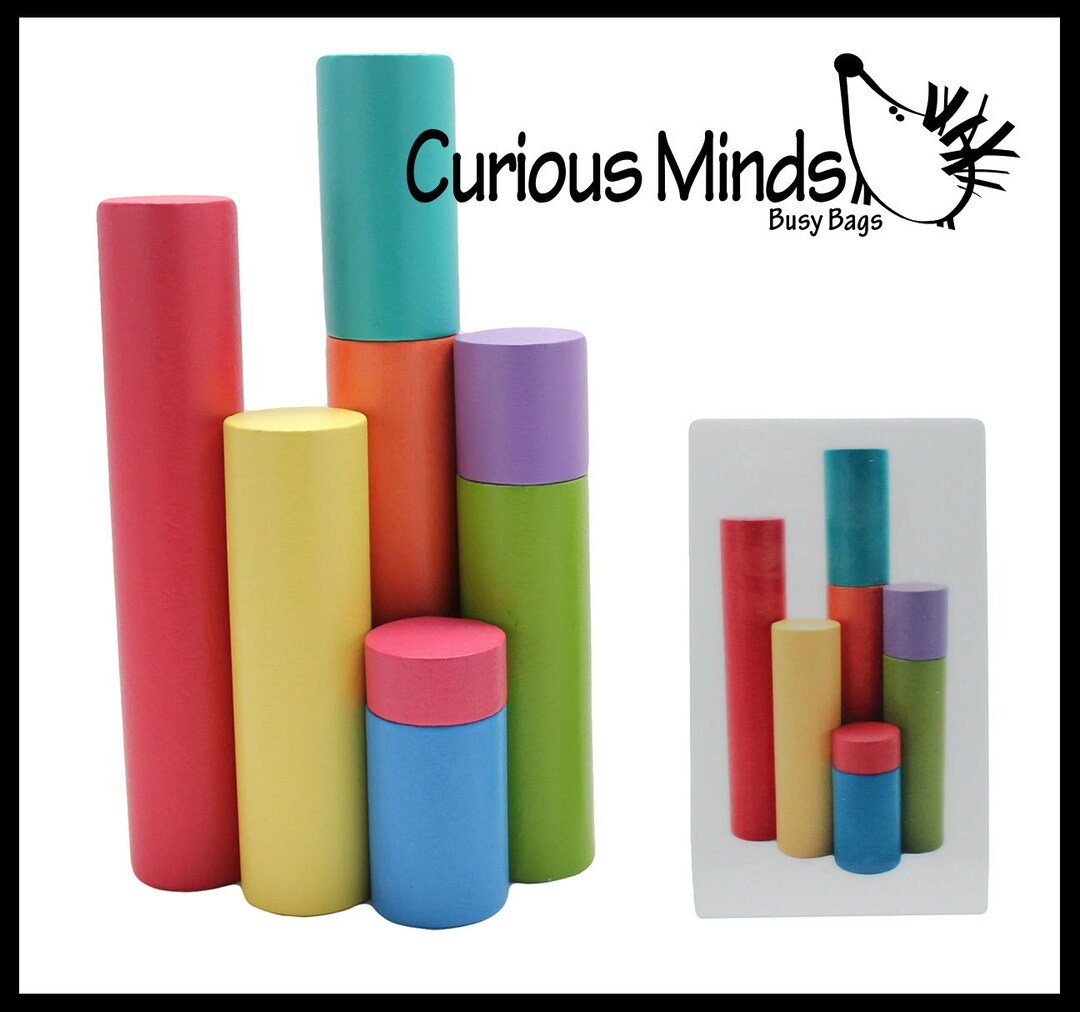 Wooden Stair Block Patterns 10 Colorful Wooden Blocks and - Etsy