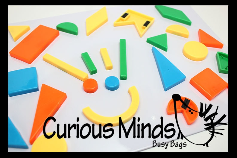 Plastic Magnetic Shapes to create pictures sort by color or | Etsy