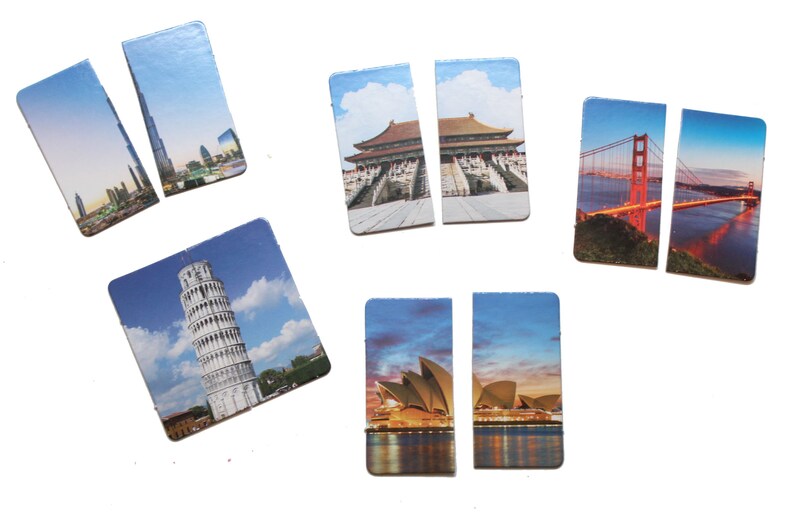 12 Mini 2-piece Puzzles Beginner Puzzle Busy Bag for - Etsy