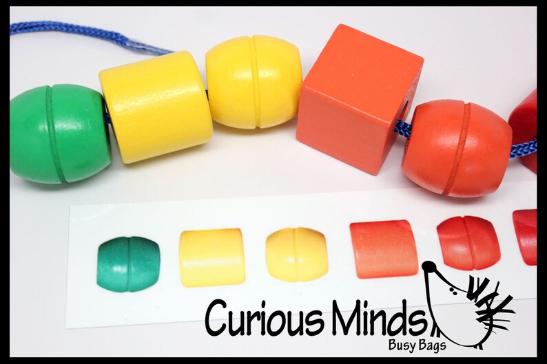 CARDS ONLY - Pattern Cards for Large Chunky Beads - Perfect for Fine ...
