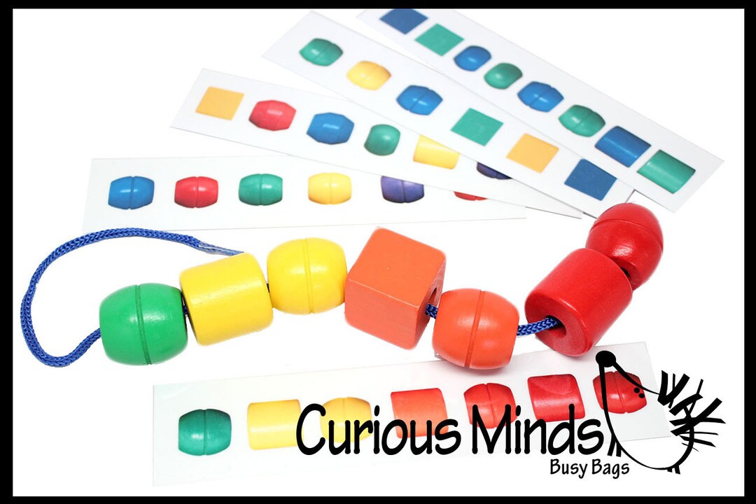 CARDS ONLY - Pattern Cards for Large Chunky Beads - Perfect for Fine ...