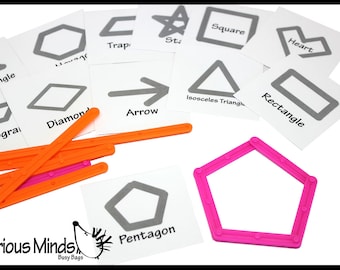 Making Shapes With Popsicle Sticks OR Plastic Snap Together | Etsy