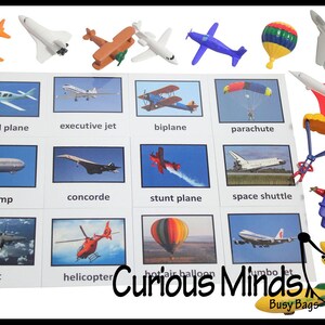 In the Air Transportation to Matching Cards - Match Aircraft Miniatures ...