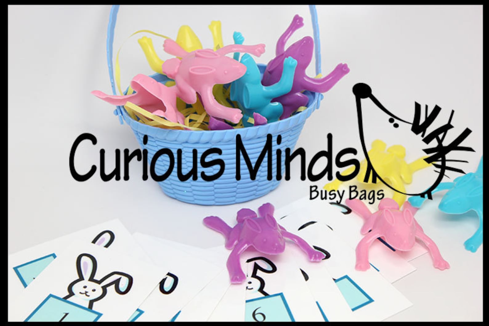 EASTER Busy Bag Counting Eggs or Bunnies Math Busy Bags | Etsy