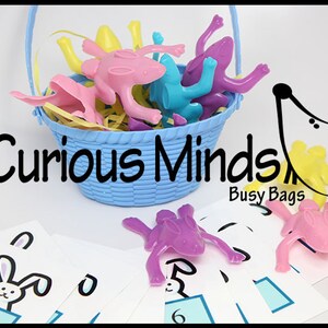 EASTER Busy Bag - Counting Eggs or Bunnies - Math Busy Bags Activity - Etsy