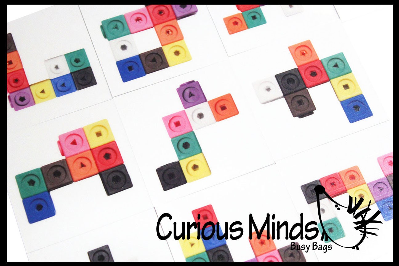 Jumbo Snap Block Patterns Busy Bag - Fine Motor and Pattern Matching ...