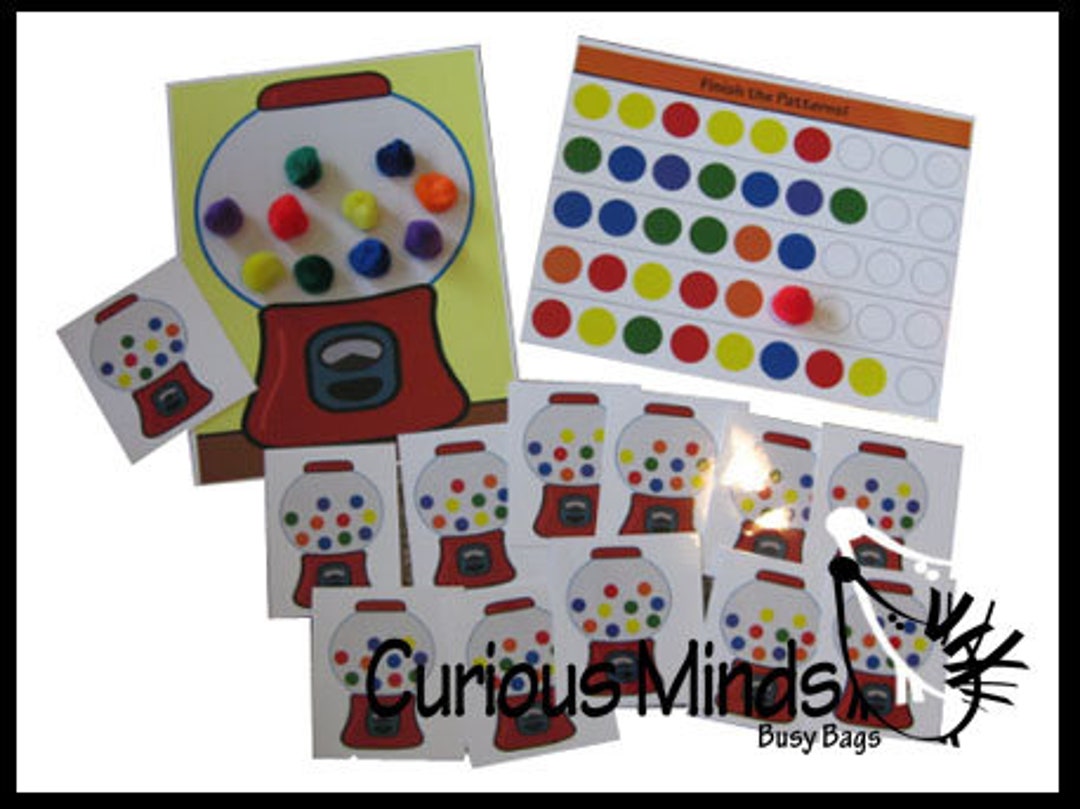 PDF FILE - Busy Bag Gumball Patterns - Problem Solving Busy Bags for ...