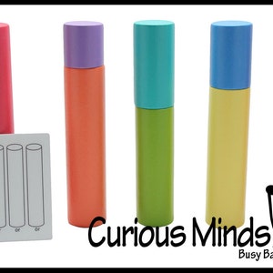 Wooden Block Math - 10 Colorful Wooden Blocks and Cards - Etsy